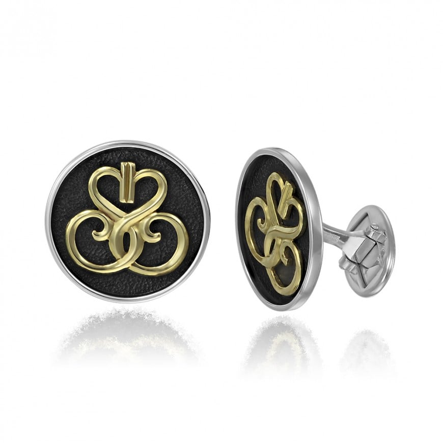 Butoni aur și argint personalizabili cu inițiale (Ag.Mon) @Sabion