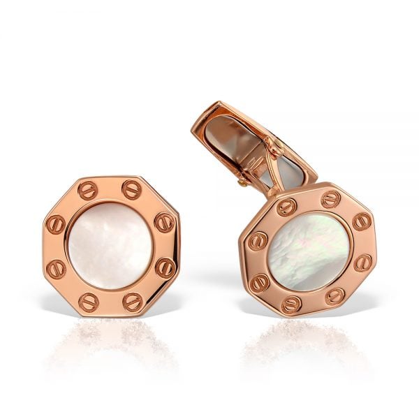 Butoni aur galben și alb manșete CL.1.2 @Sabion