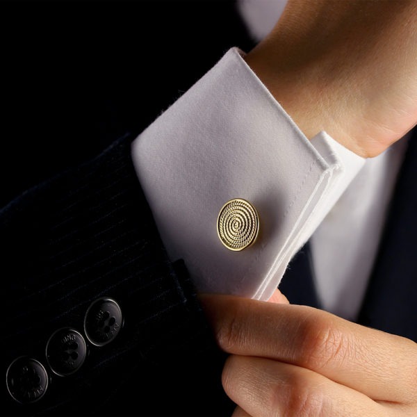 Butoni aur 18 kt cu diamante GL.6224, colecția Gianni Lazzaro @Sabion