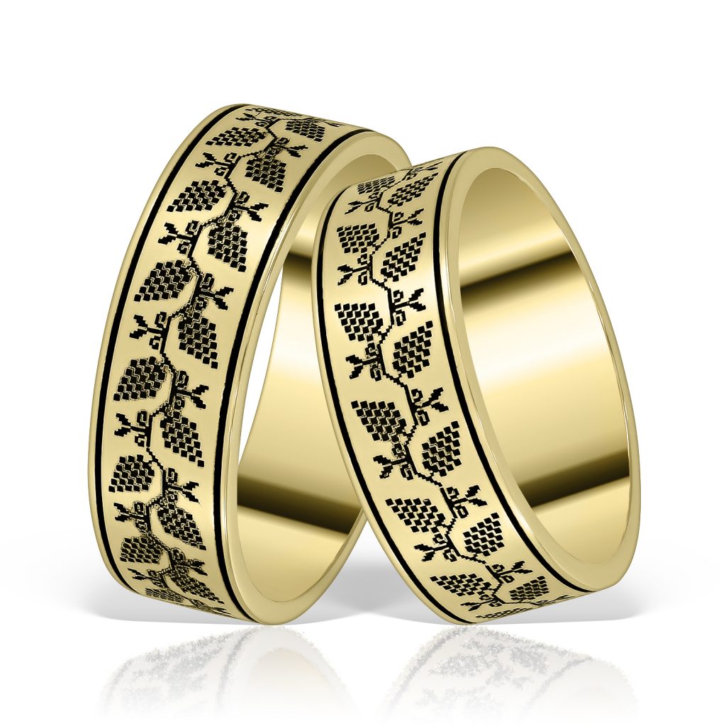 Verighete Aur 14k si 18K - Aur Alb, Galben, cu Diamant - Sabion.ro