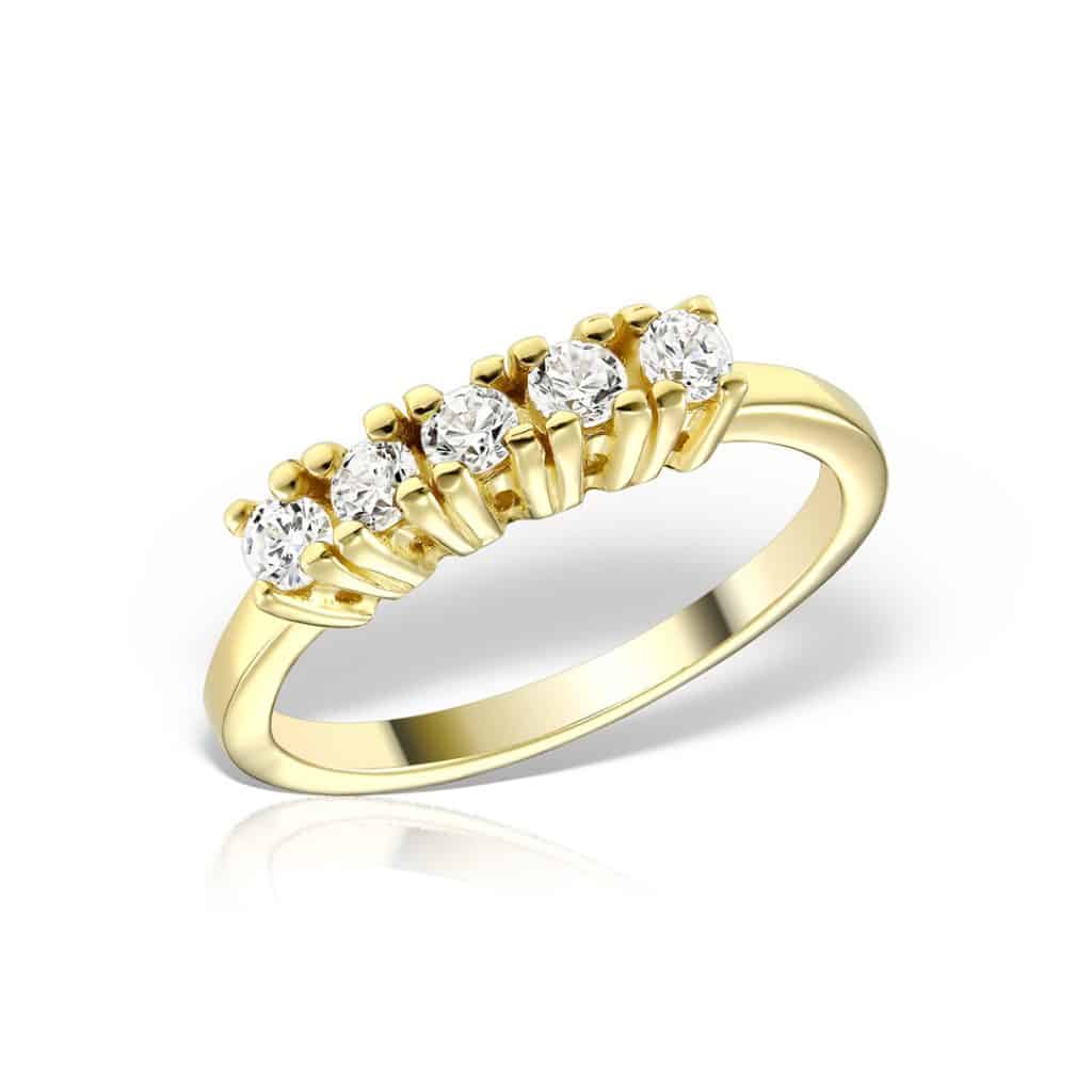 Inele de logodna - de aur, cu diamante - Sabion.ro